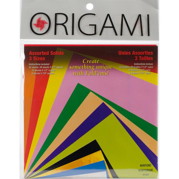 Assorted Solid Origami Paper – Brooklyn Craft Company