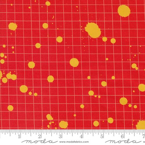 Snack Shack Splatter by Moda Fabric in Ketchup – Brooklyn Craft Company