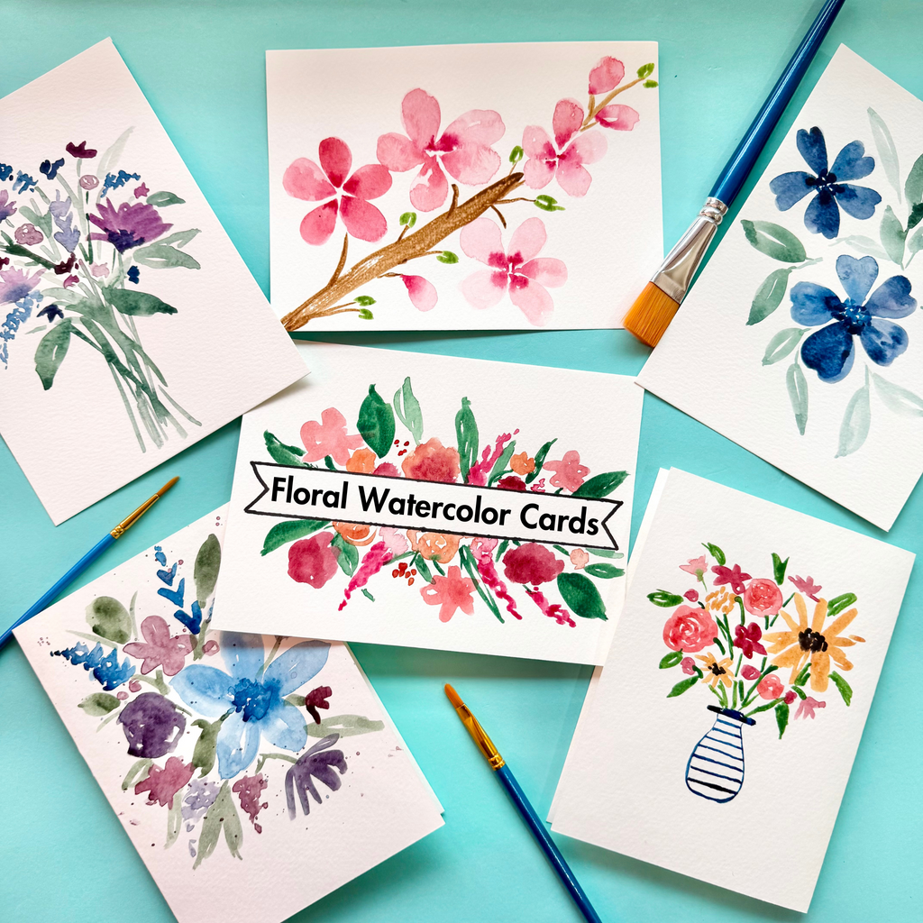 Floral Watercolor Cards – Brooklyn Craft Company