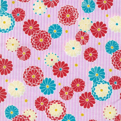 Japanese Pattern Sheeting by Kokka in Kiku – Brooklyn Craft Company