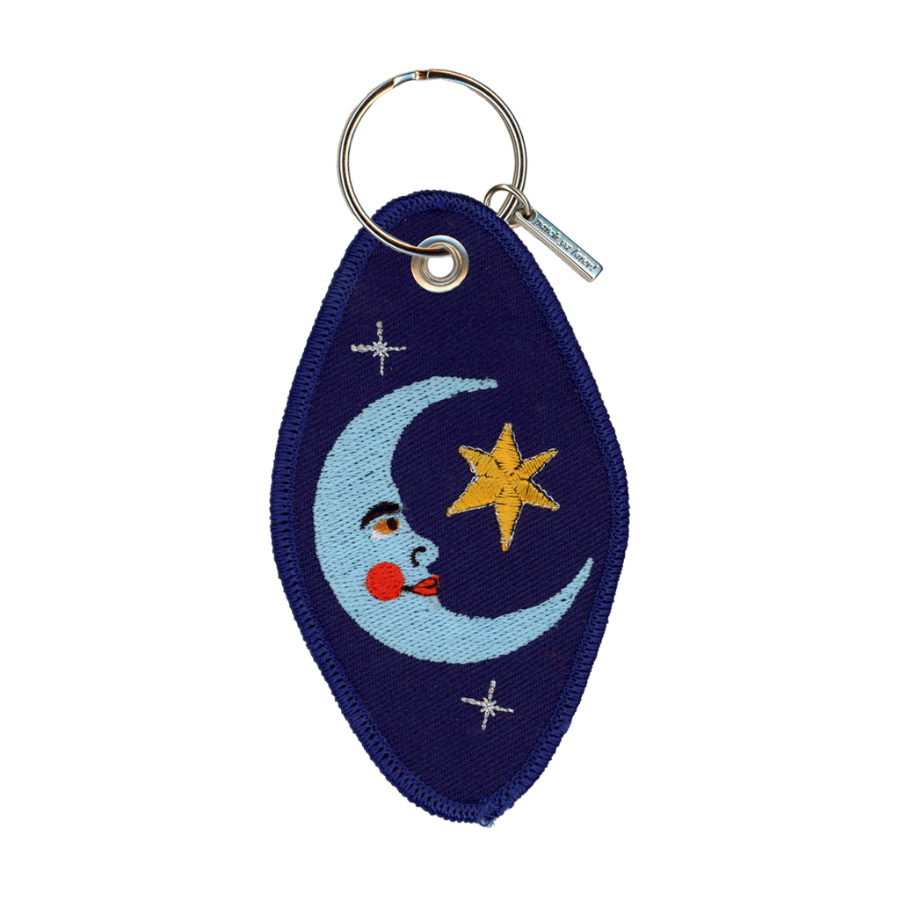 Sun and Moon Embroidered Keychain – Brooklyn Craft Company