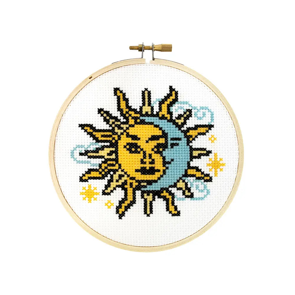Sun & Moon Cross Stitch Kit – Brooklyn Craft Company