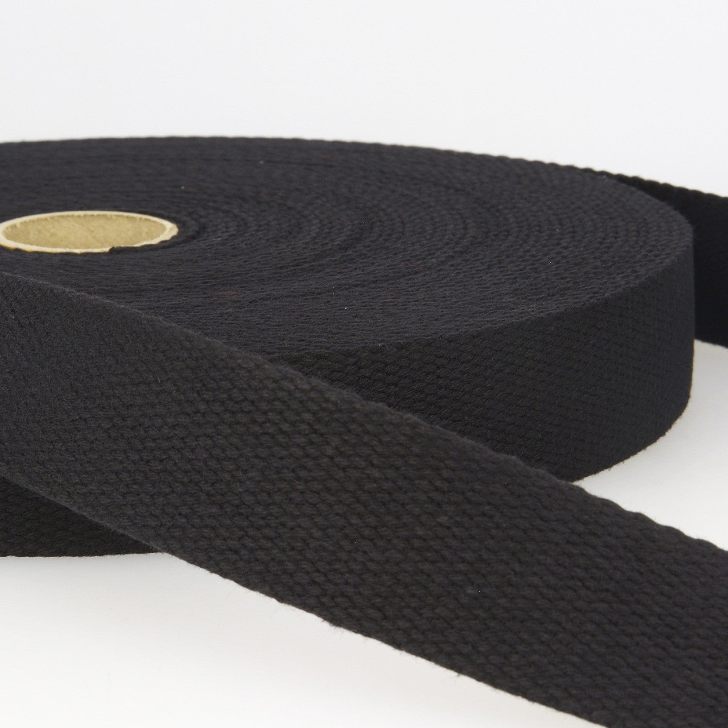 1.5" Stiff Cotton Webbing - Black – Brooklyn Craft Company