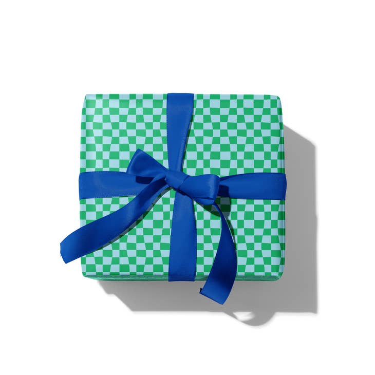 Chunky Checker Gift Wrap – Brooklyn Craft Company