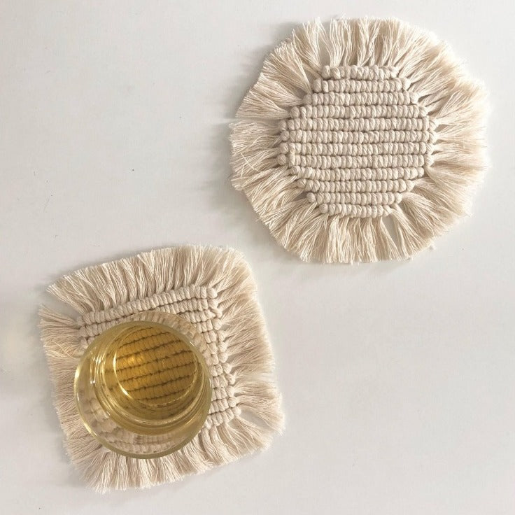 VIRTUAL WORKSHOP: Macramé Coasters – Brooklyn Craft Company